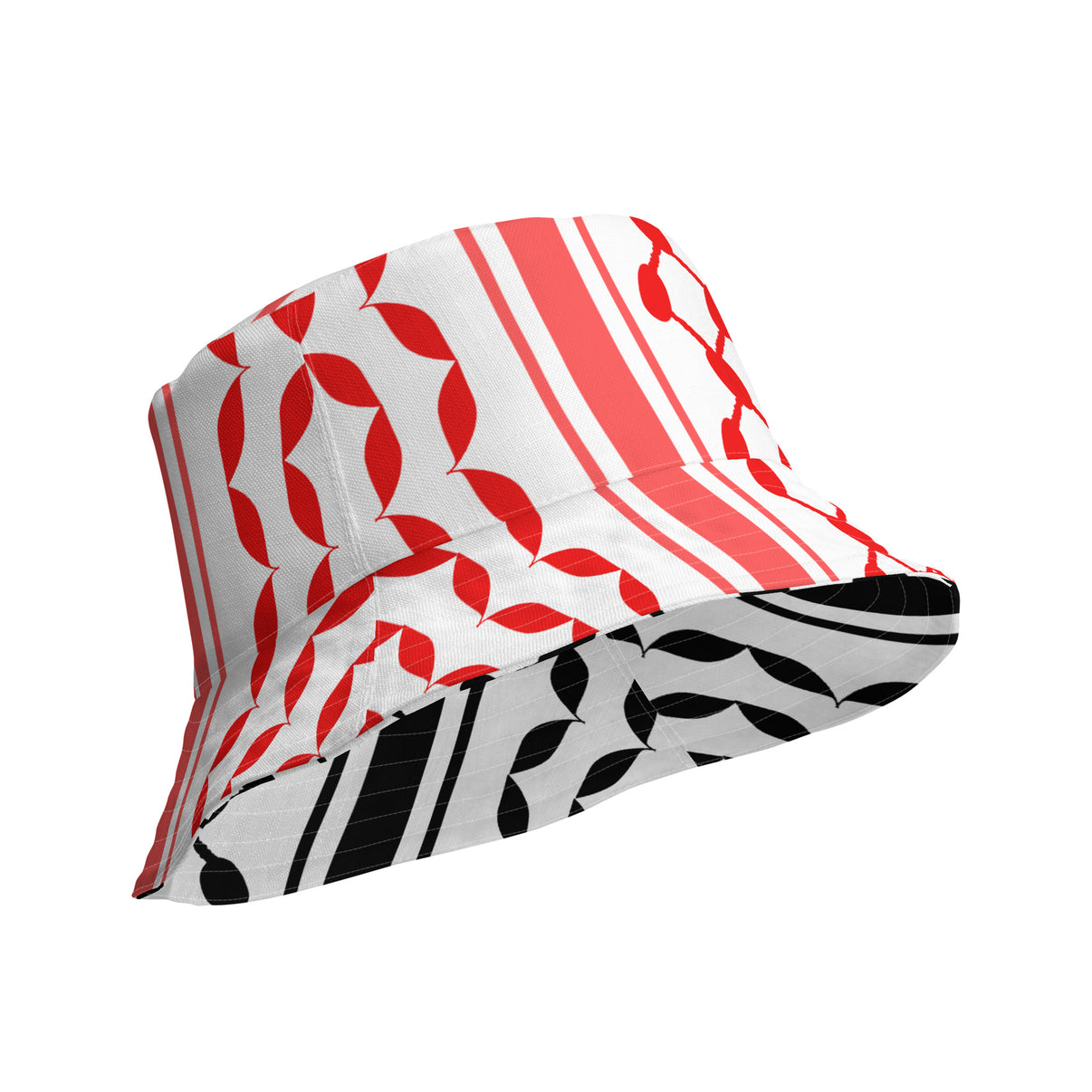 Keffiyeh - Reversible Bucket Hat – Everything Palestine