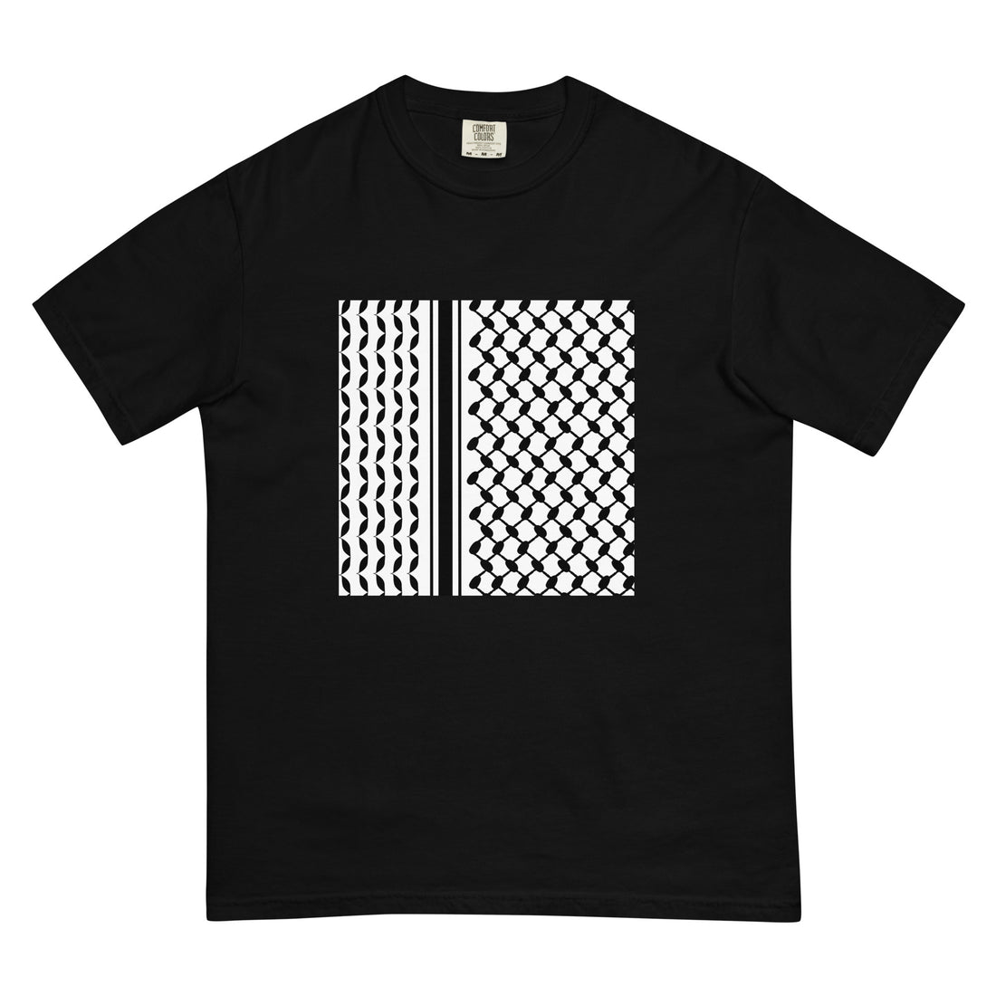 Keffiyeh - heavyweight T-shirt – Everything Palestine